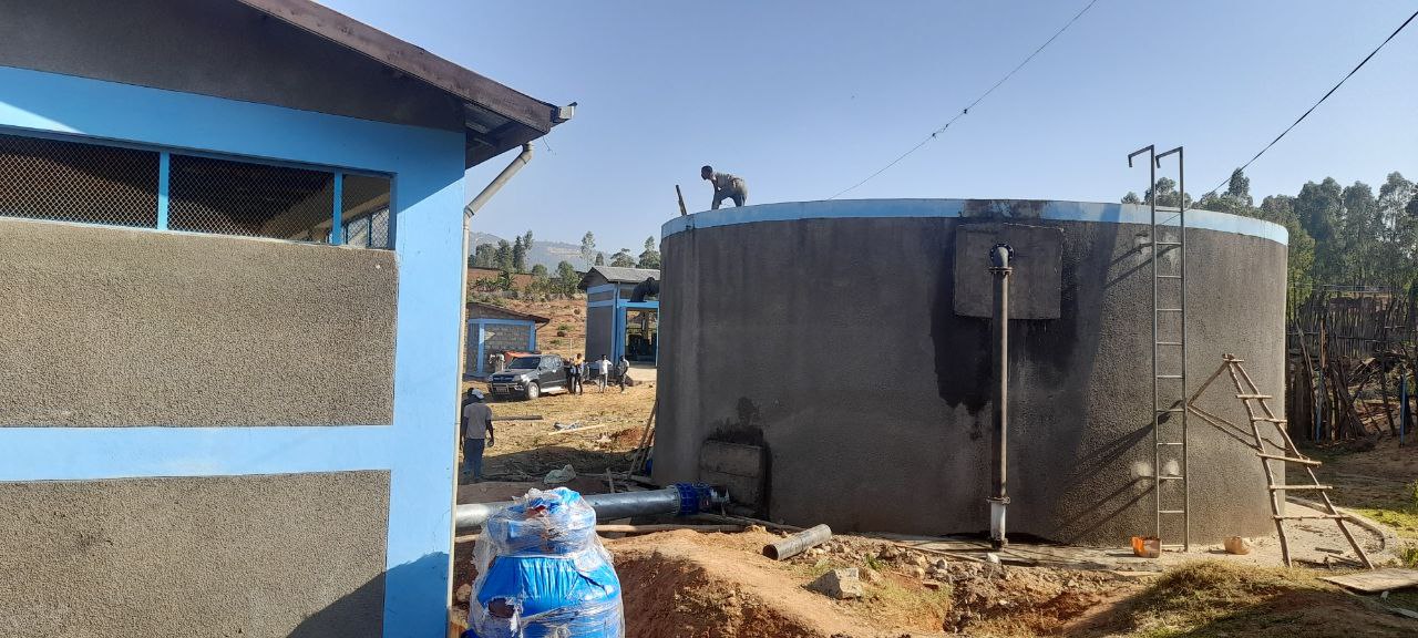 Construction of Water supply - Bigeta Business PLC.